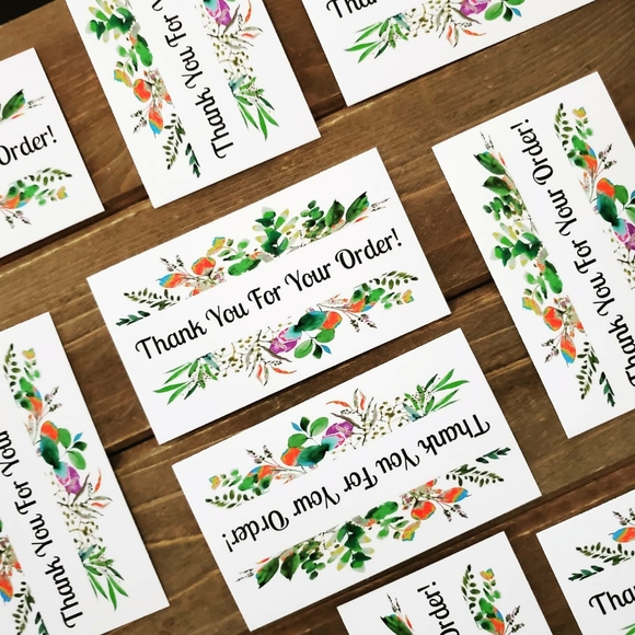 Office | Thank You Cards Business Card Size3x2 Inch Cards | Poshmark